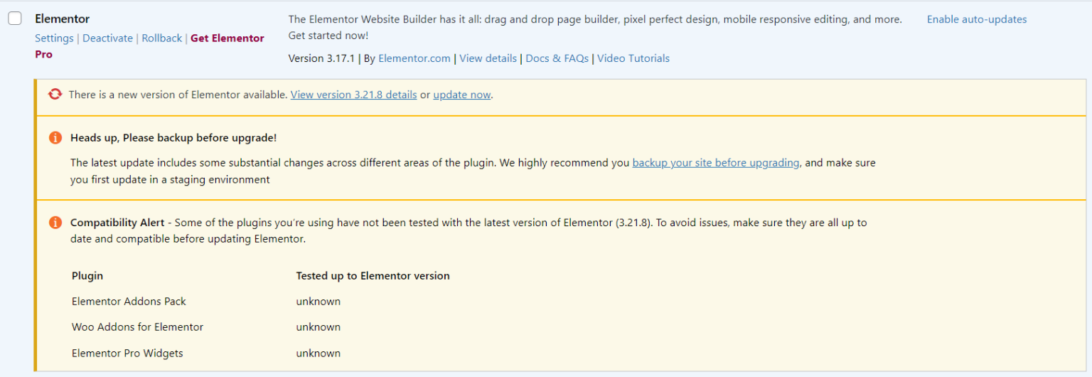 Add Custom Plugin Update Messages in WordPress - Eramits